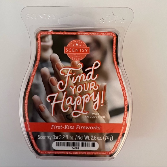 Scentsy | Accents | Find Your Happy First Kiss Fireworks Scentsy Wax ...